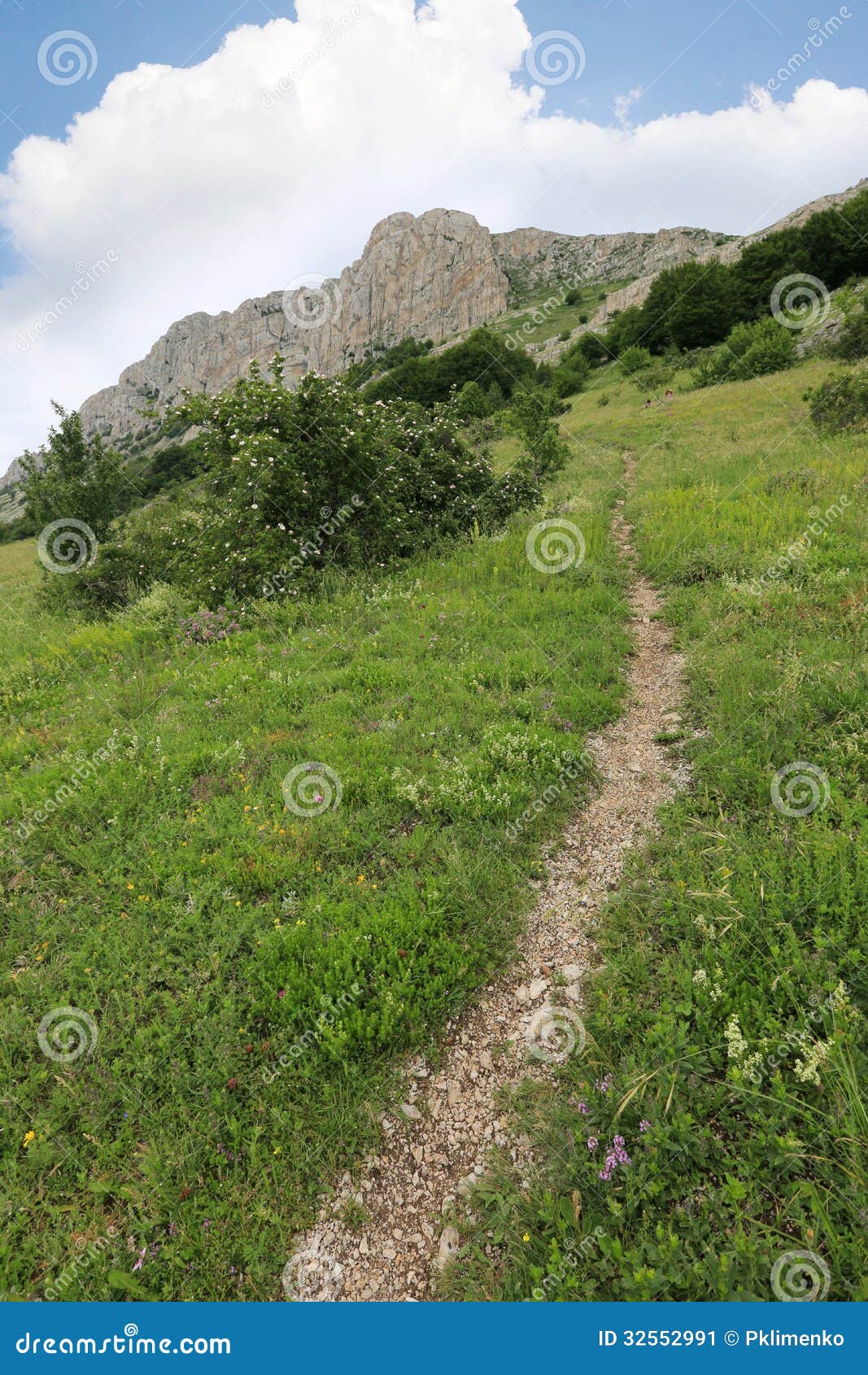 Pathway in mountains stock image. Image of stone, path - 32552991