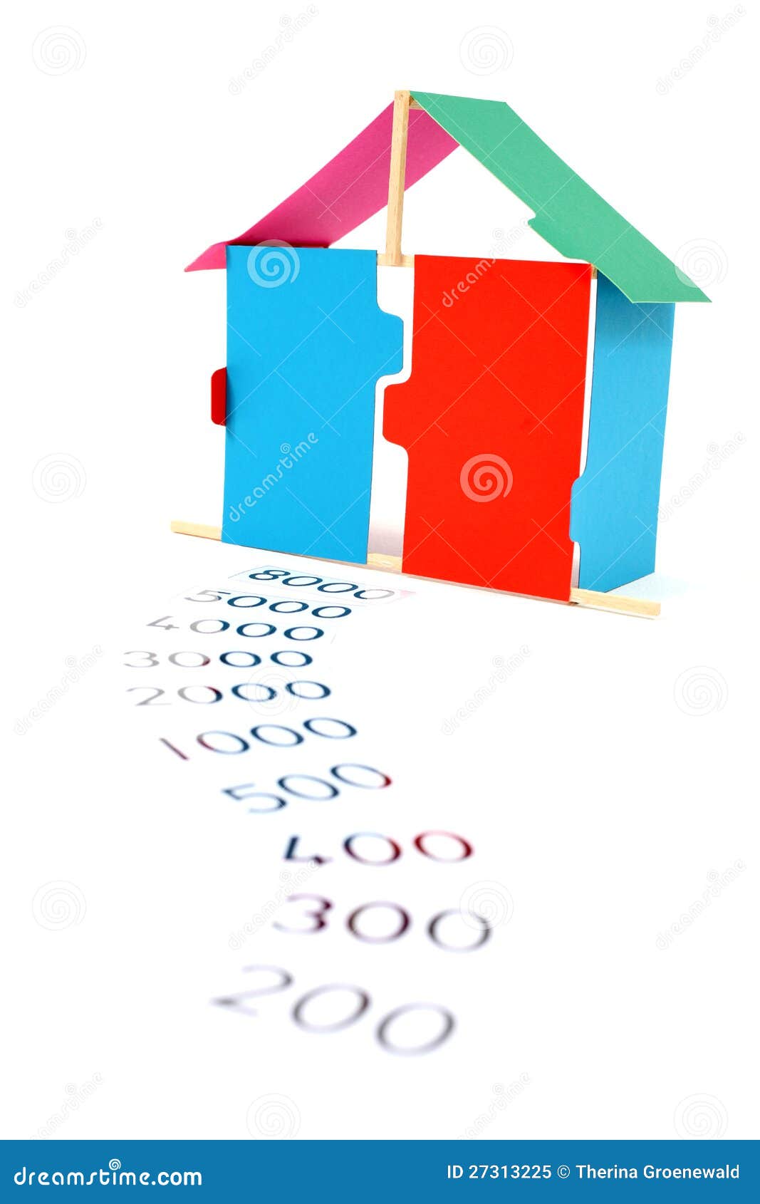 The pathway of numbers stock image. Image of vision, house - 27313225