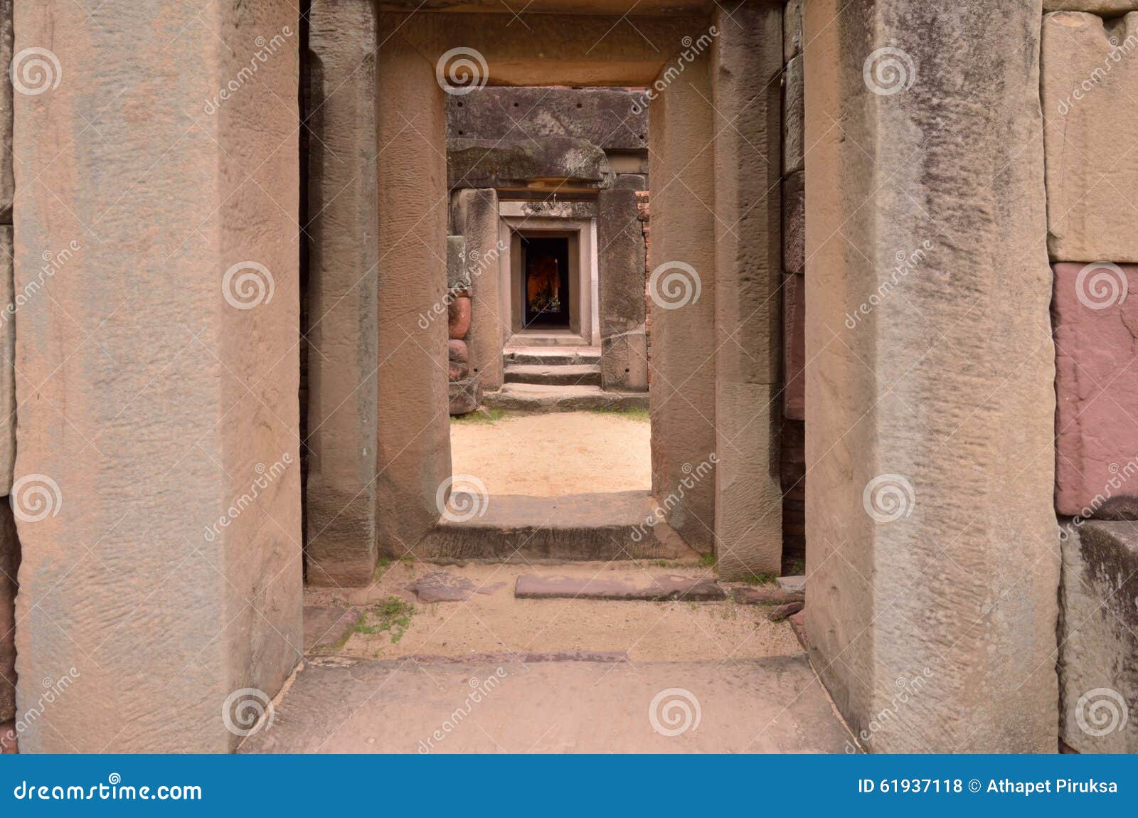Pathway in Sand Stone Castle Stock Photo - Image of landmark, ancient ...
