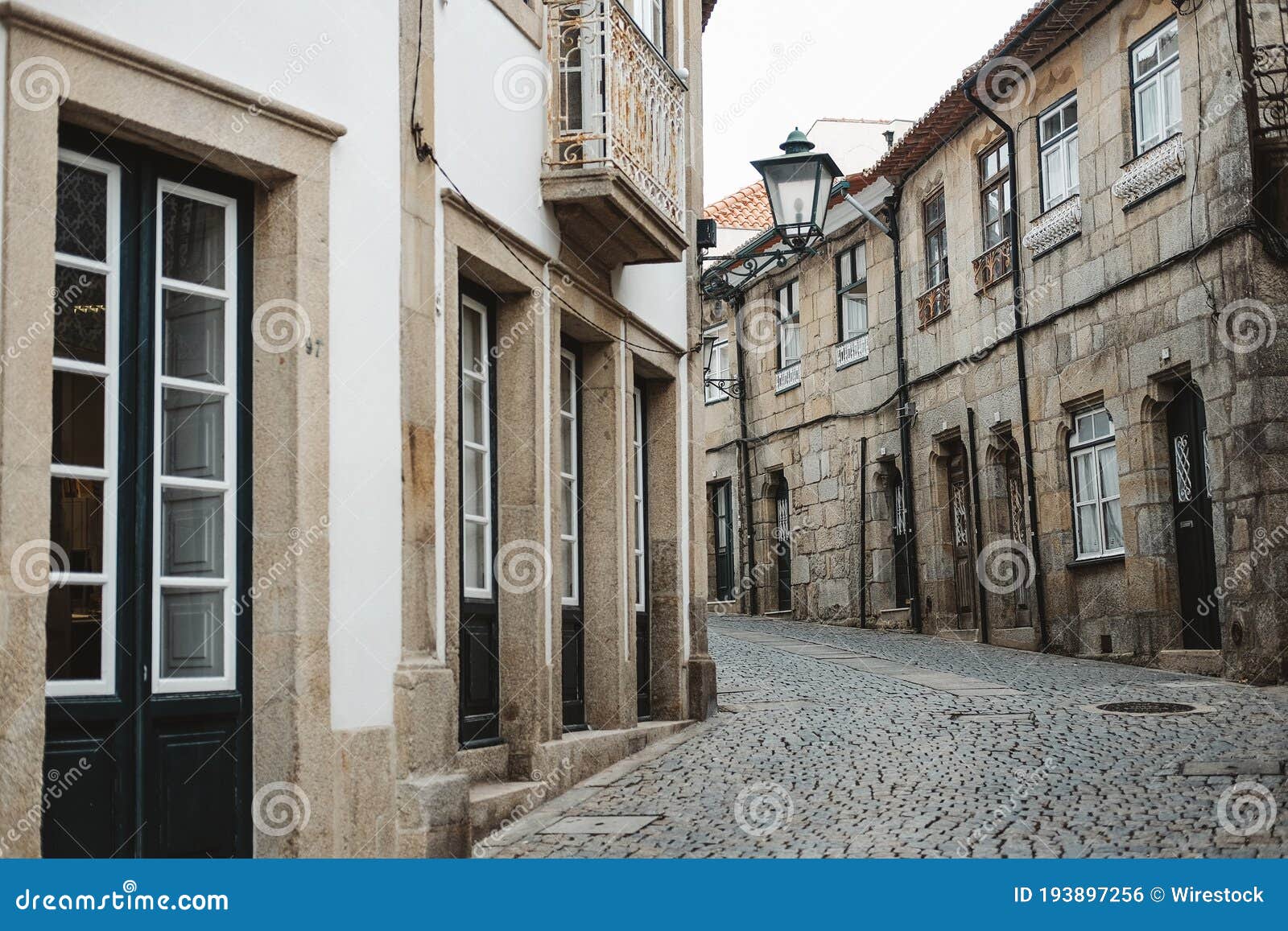 Pathway Surrounded by Beautiful Buildings Stock Photo - Image of ...