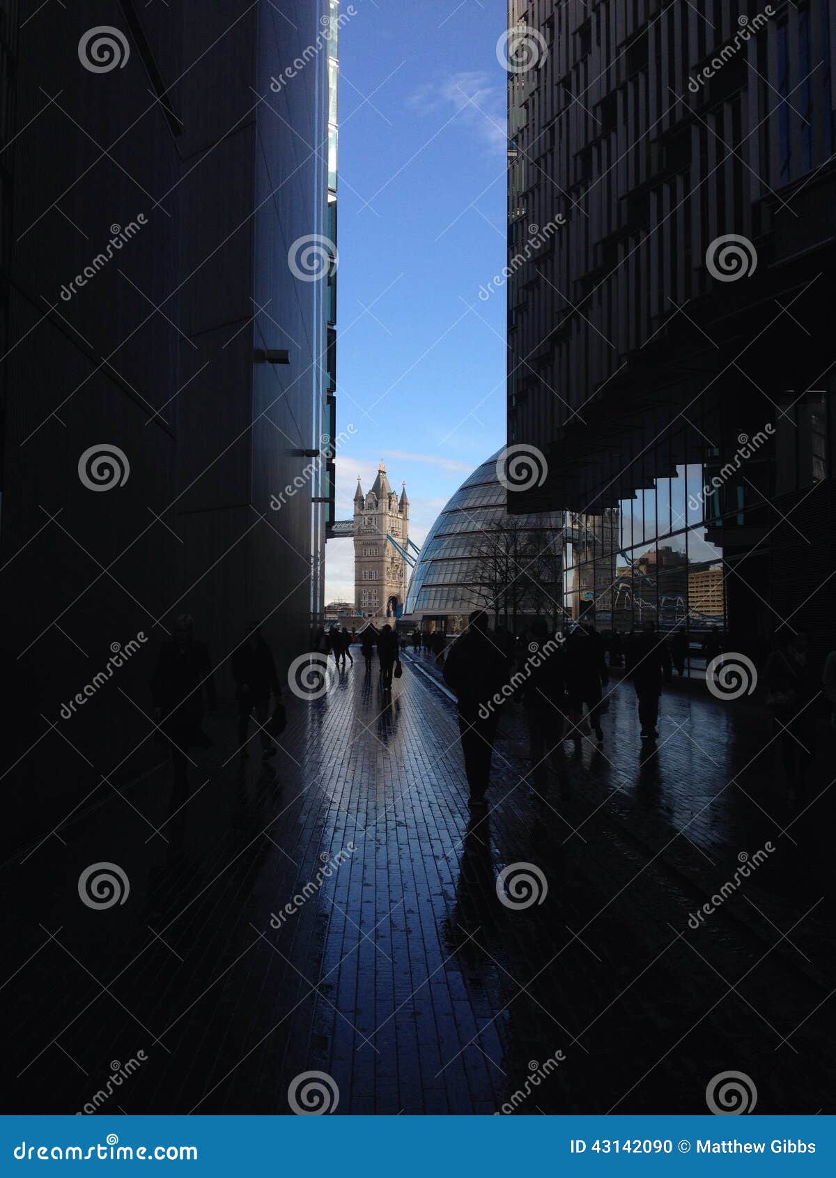 Pathway to the bridge stock photo. Image of pathway, london - 43142090