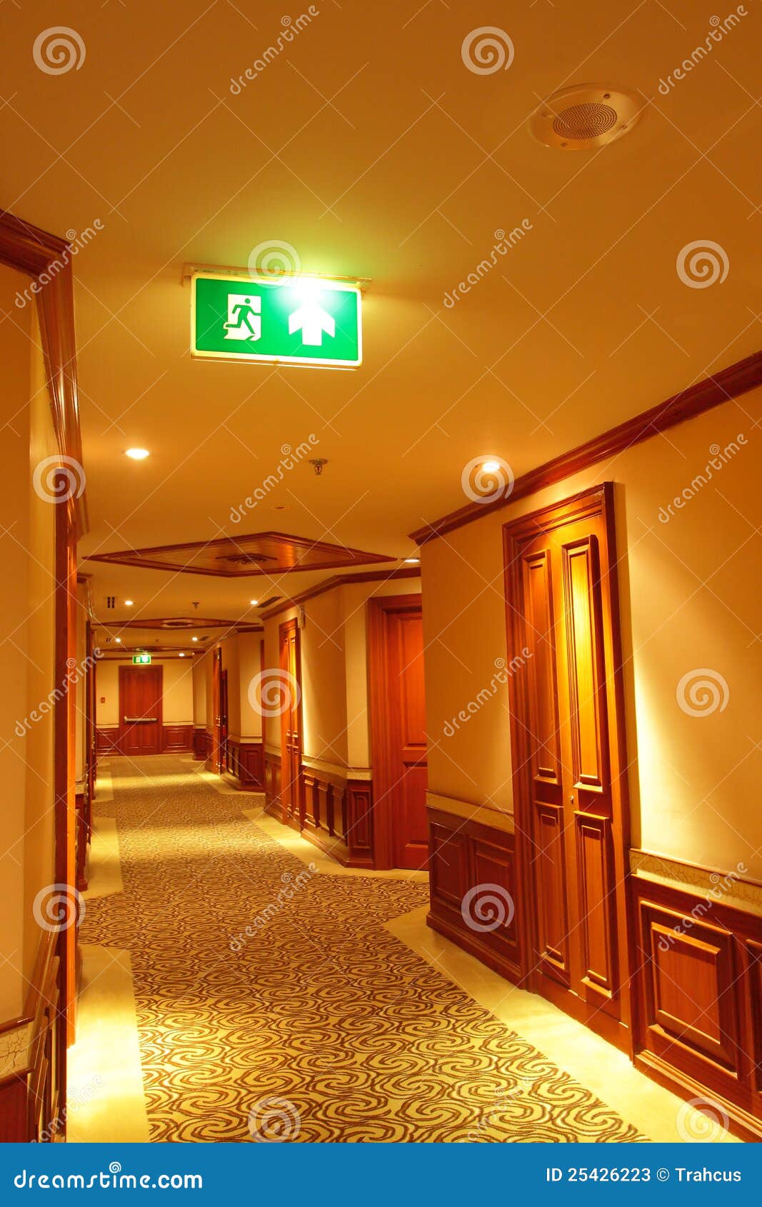 Pathway to exit stock image. Image of pavement, save - 25426223