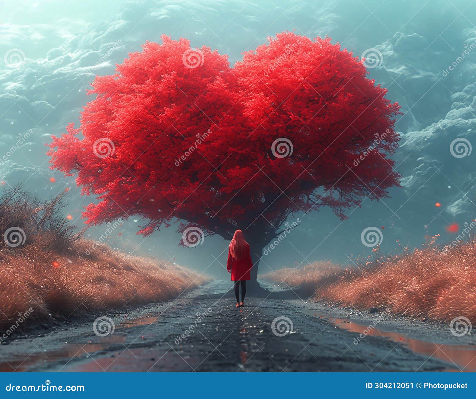 Pathway To Love Stock Photo | CartoonDealer.com #304212024