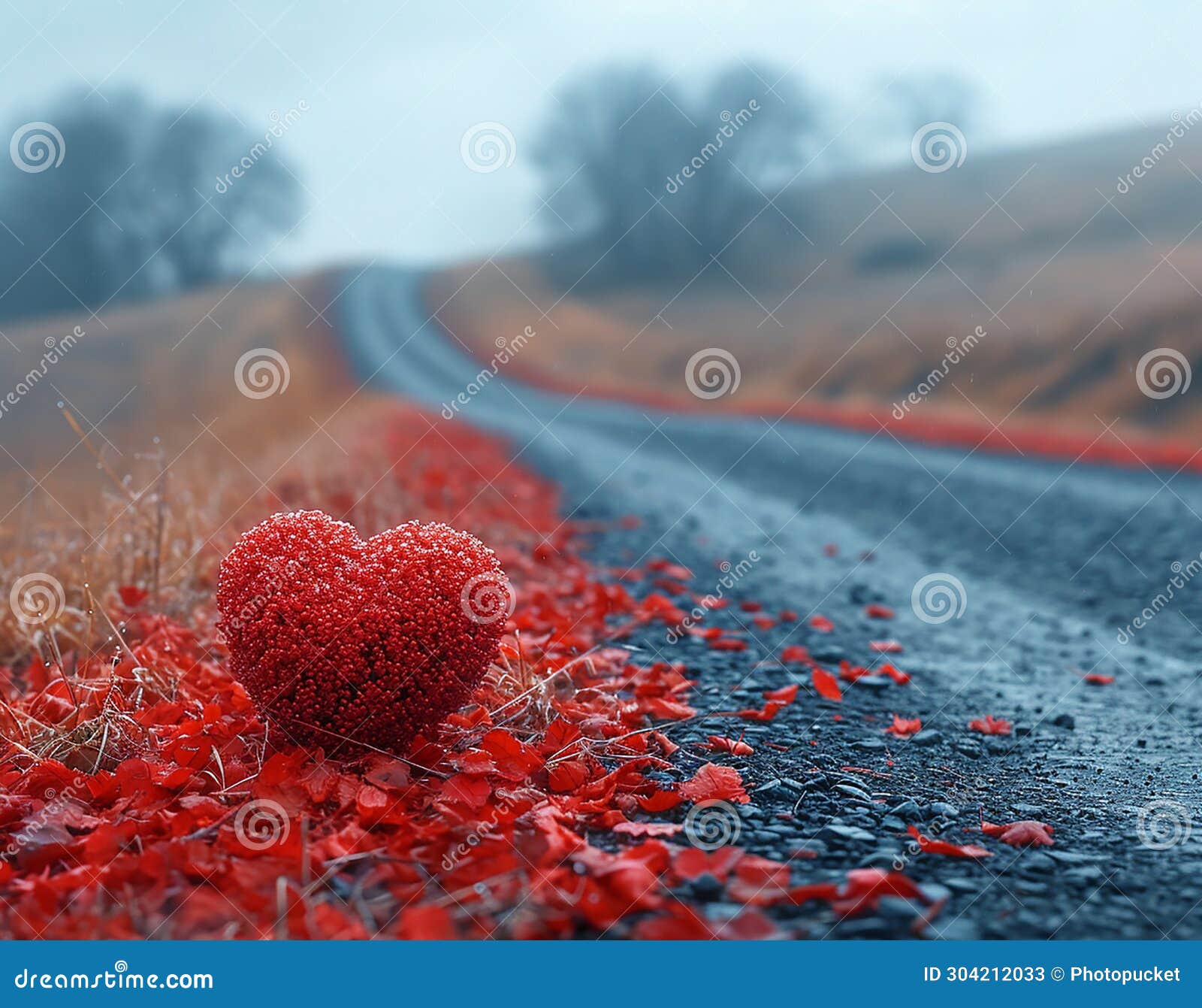 Pathway to love stock illustration. Illustration of garden - 304212033