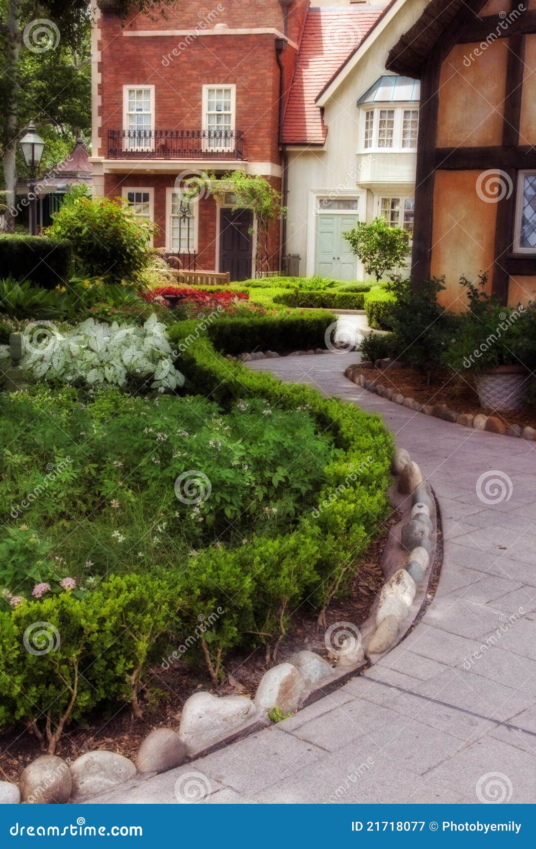 Pathway to the Neighbors stock image. Image of family - 21718077