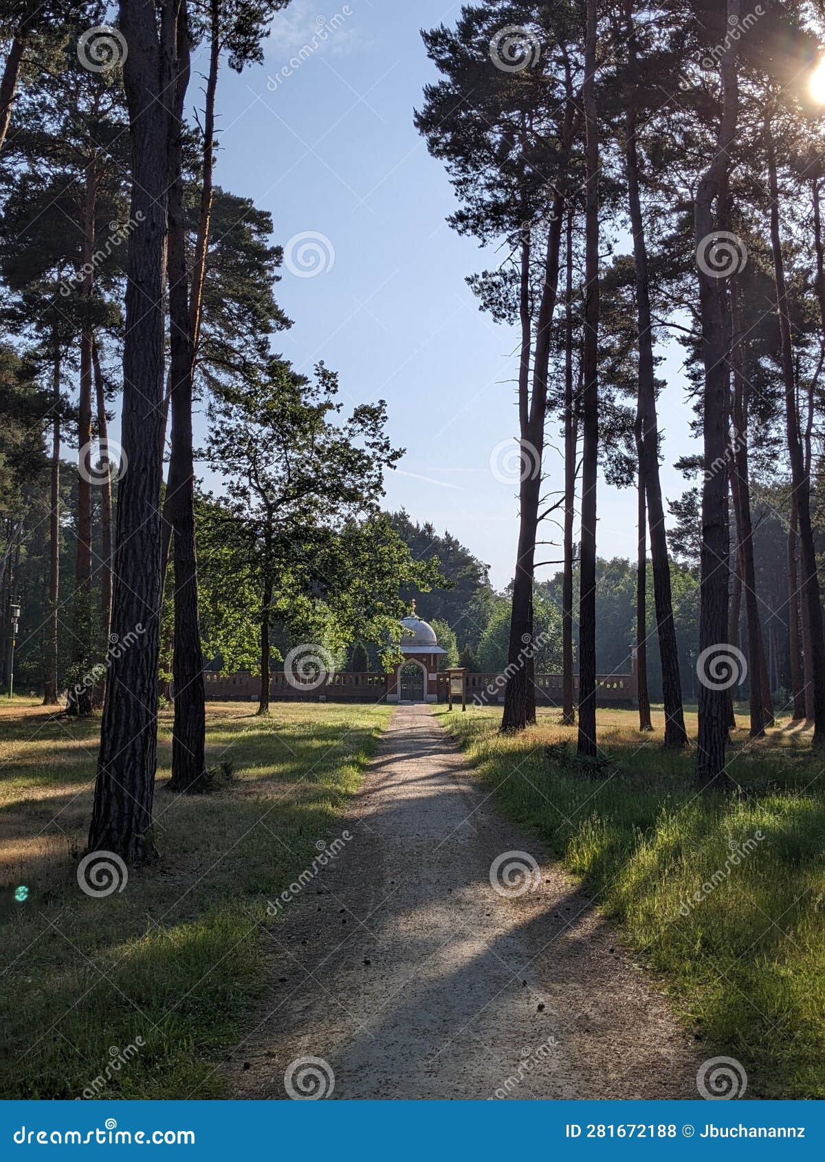 Pathway To a Temple among the Trees Stock Photo - Image of temple ...