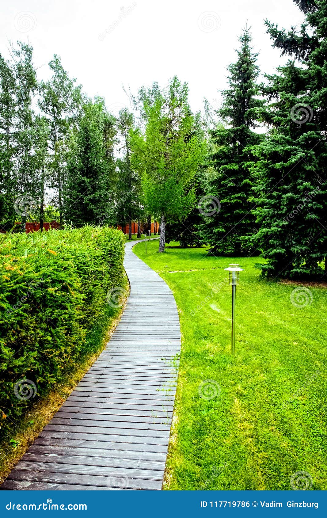 Pathway Wooden Footbridge Stock Photography | CartoonDealer.com #111646502