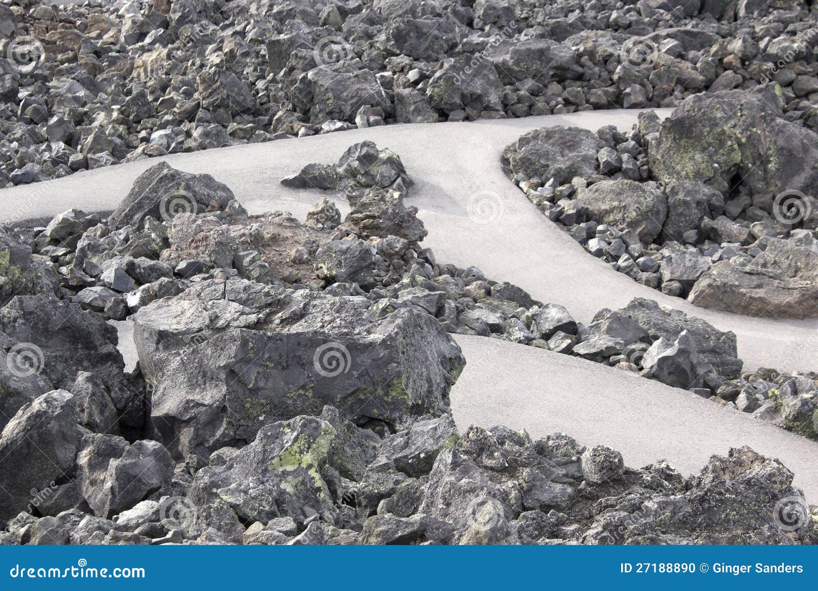 Pathways in Lava Flow stock photo. Image of oregon, outdoors - 27188890
