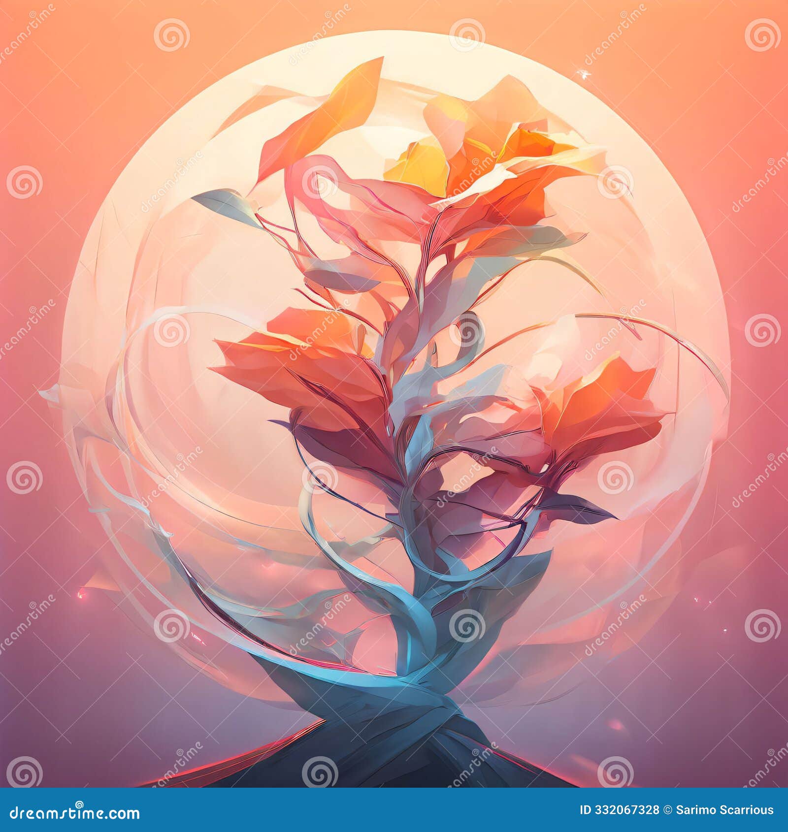 Pathways of Progress through Twisting Shapes Stock Illustration ...