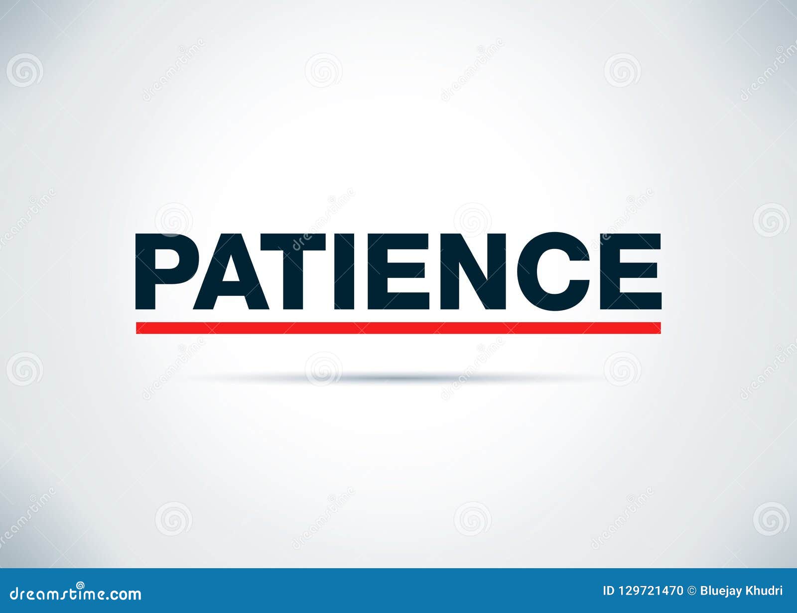 Patience Abstract Flat Background Design Illustration Stock ...