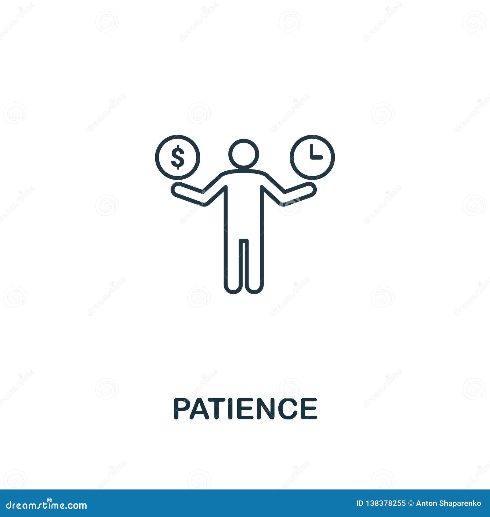 Patience Icon. Thin Outline CreativePatience Design from Soft Skills ...