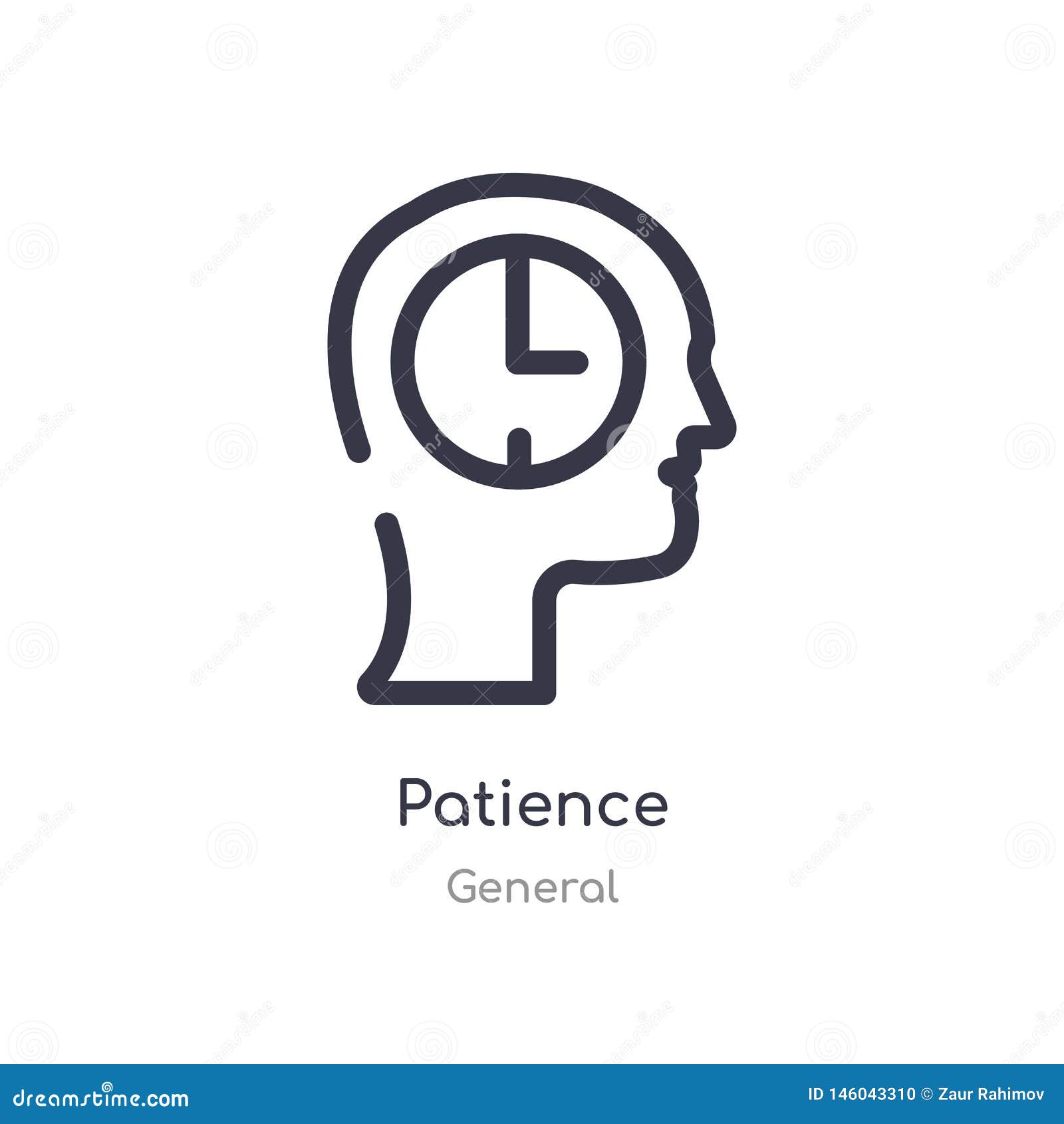 Vector: Patience In Traditional Chinese Calligraphy | CartoonDealer.com ...