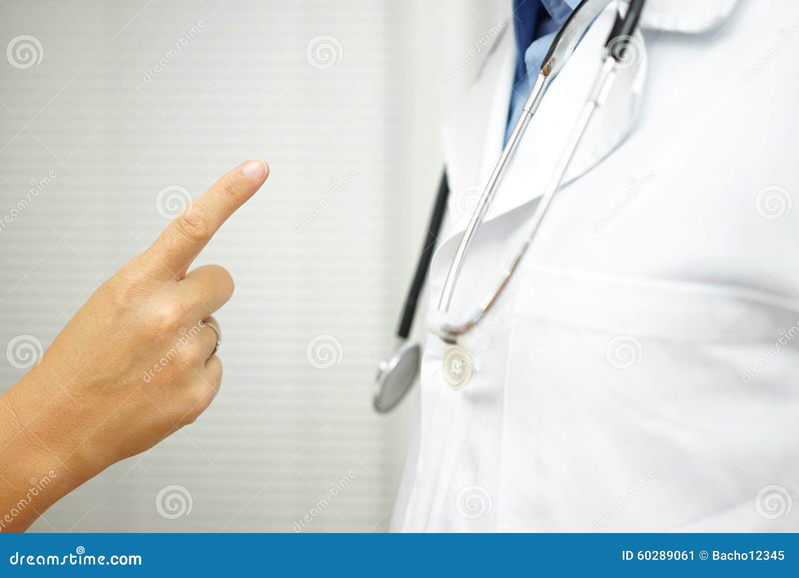 Patient is Angry on Doctor because of Medical Error Stock Image - Image ...