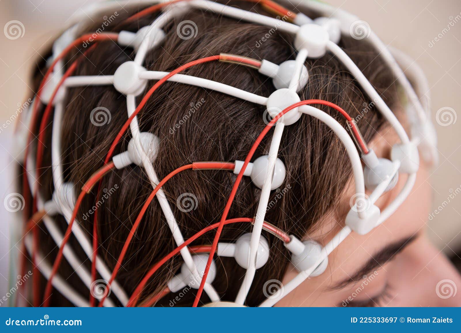Patient Brain Testing Using Encephalography at Medical Center Stock ...