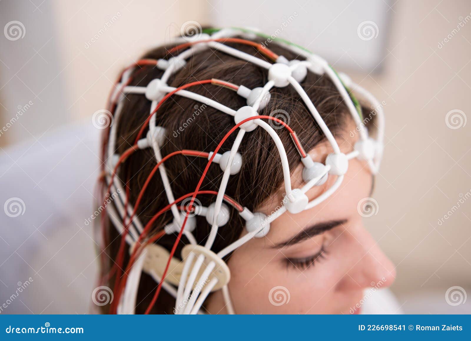Patient Brain Testing Using Encephalography at Medical Center Stock ...