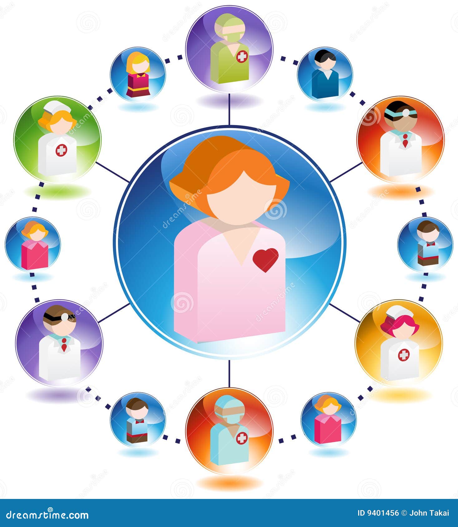 Patient Care Concept. Doctor And Healed Patient Standing In Front Of ...