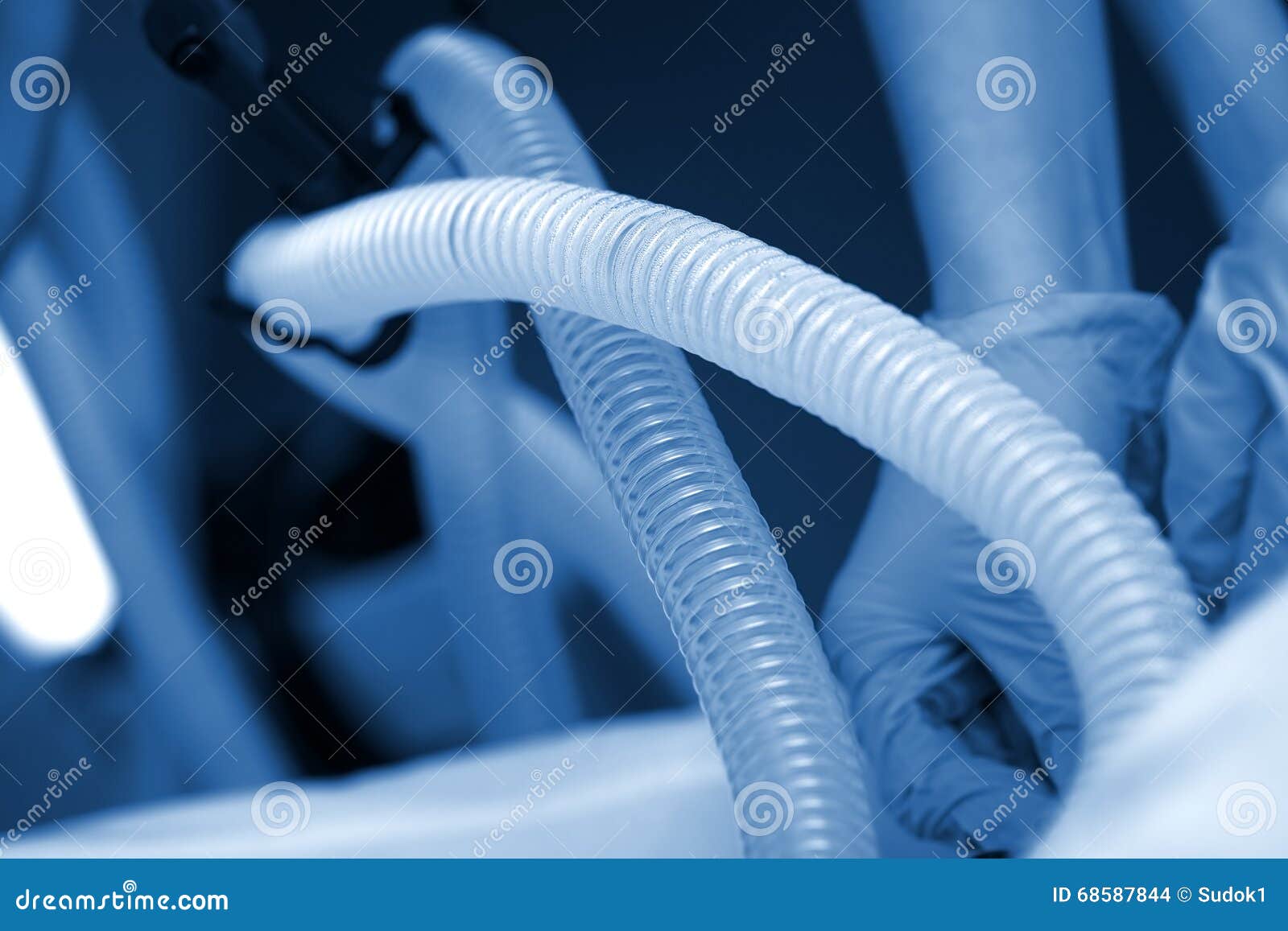 Breathing Circuit Of Patient On Artificial Lung Ventilation As A ...