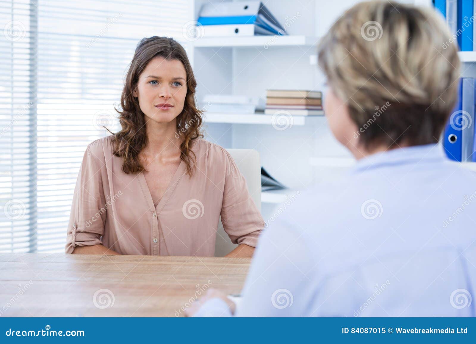 Patient Consulting a Doctor Stock Image - Image of hospital, office ...