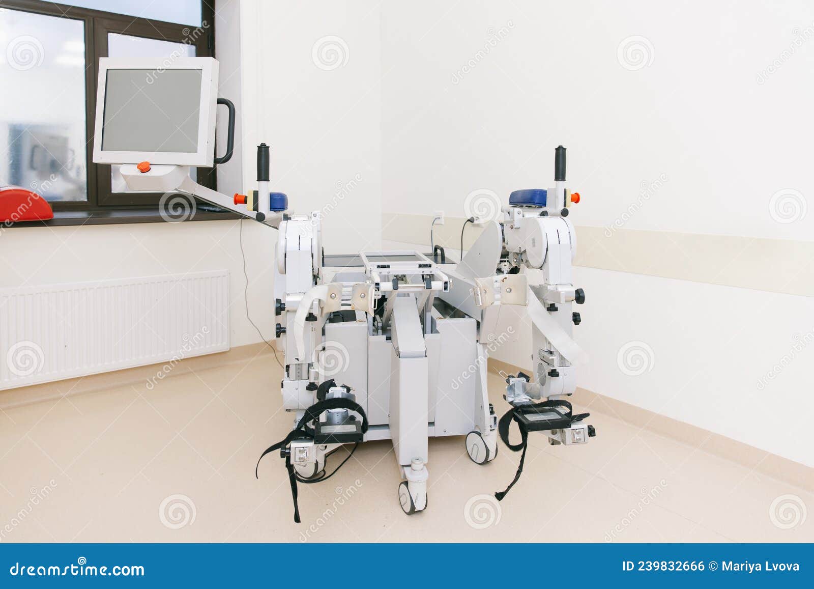 Patient On Continuous Passive Range Of Motion Machines. Device To ...