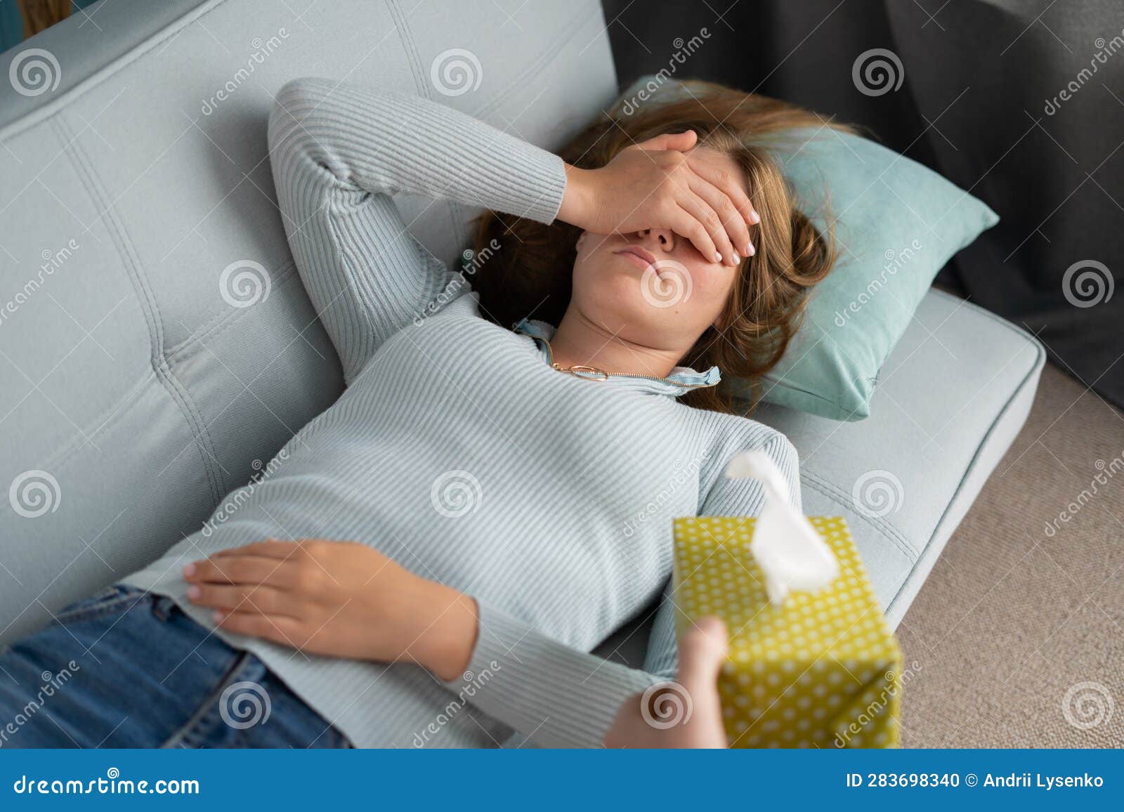 Patient Crying at a Consultation with a Psychologist, Depression and ...