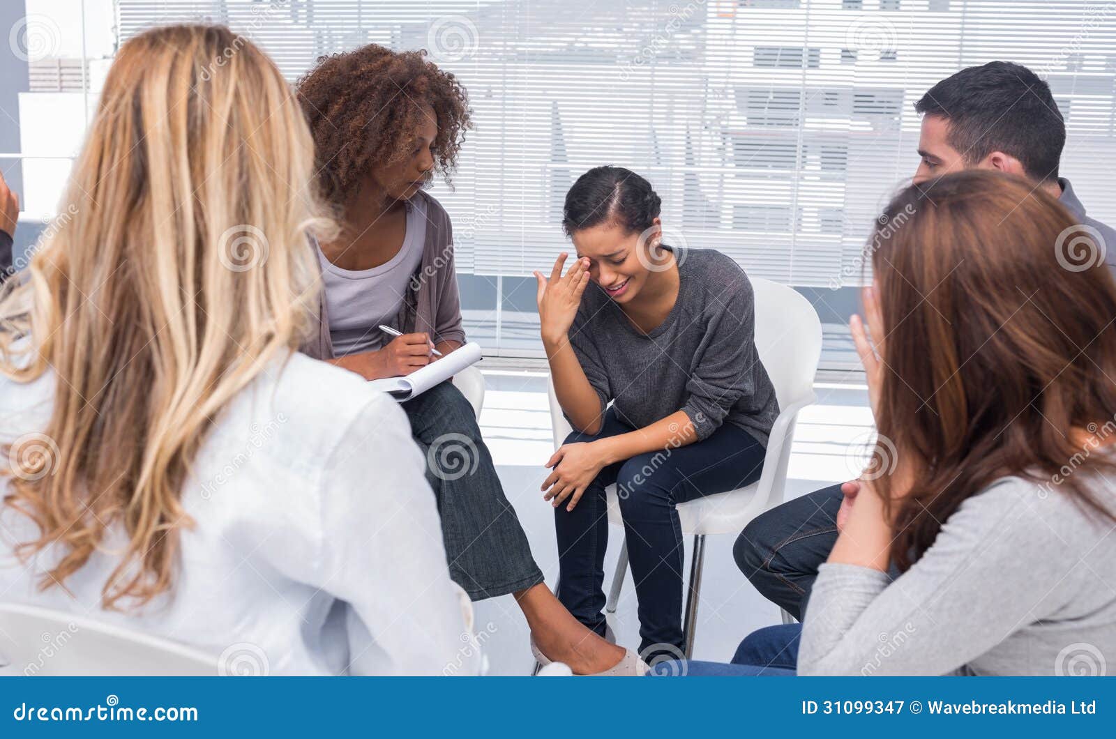 Patient crying stock image. Image of adult, help, meeting - 31099347