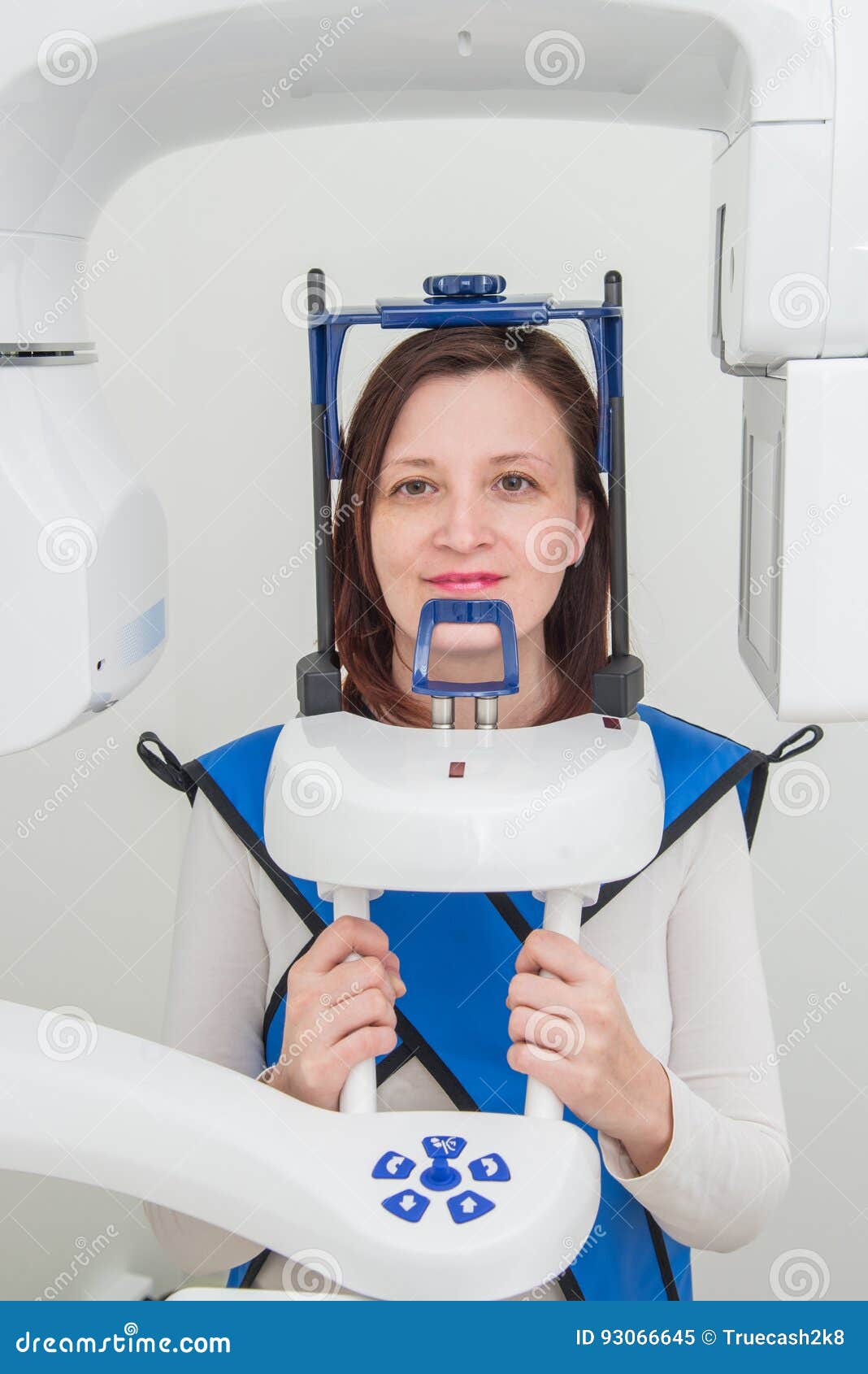 Patient in Dentist Clinic Making 3d X Ray Using Radiography Equipment ...