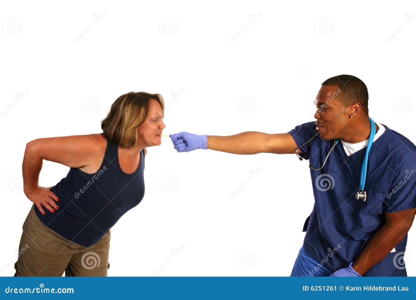 Patient Doctor Tug of War stock image. Image of exam, fight - 6251261