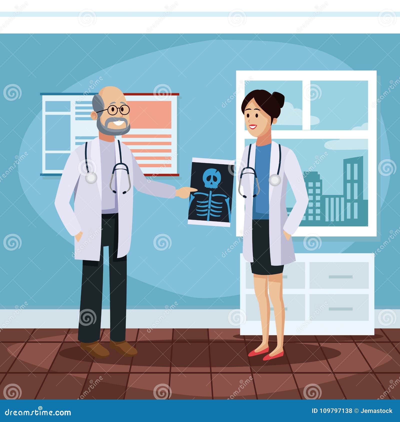 Patient at Doctors Office Cartoon Stock Vector - Illustration of ... Patient at Doctors Office Cartoon Stock Vector - Illustration of ...