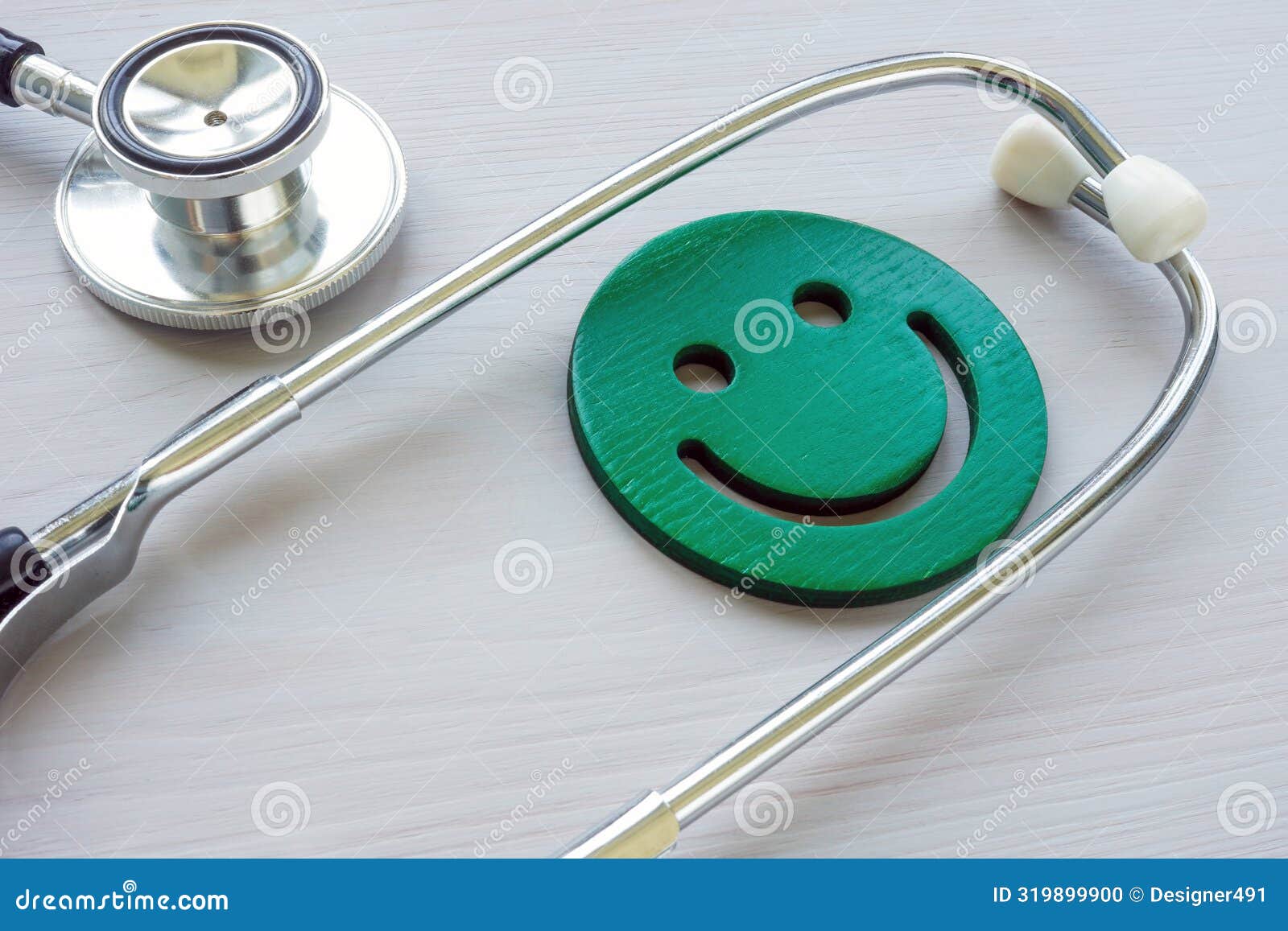 Patient Experience Concept. Stethoscope And Smiled Faces For Hospital ...