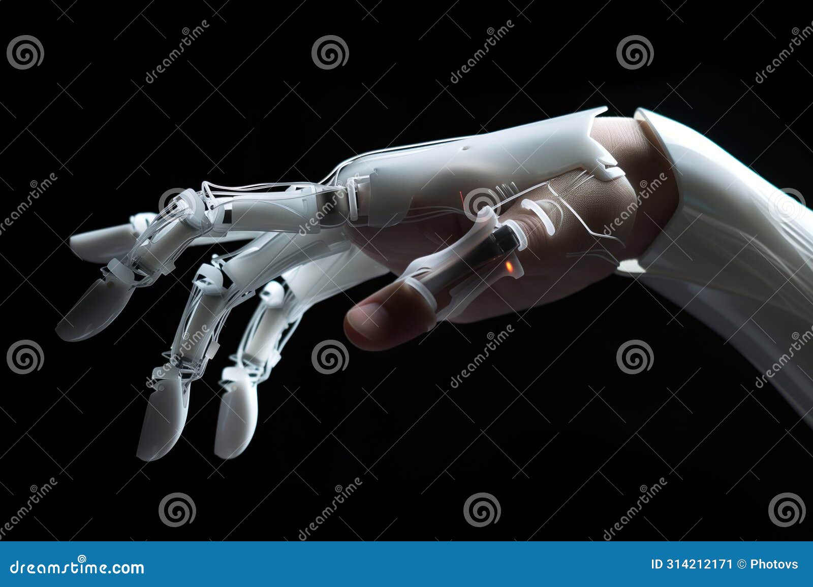 Patient Hand Contains Biomedical Implants that Have Been Implanted with ...
