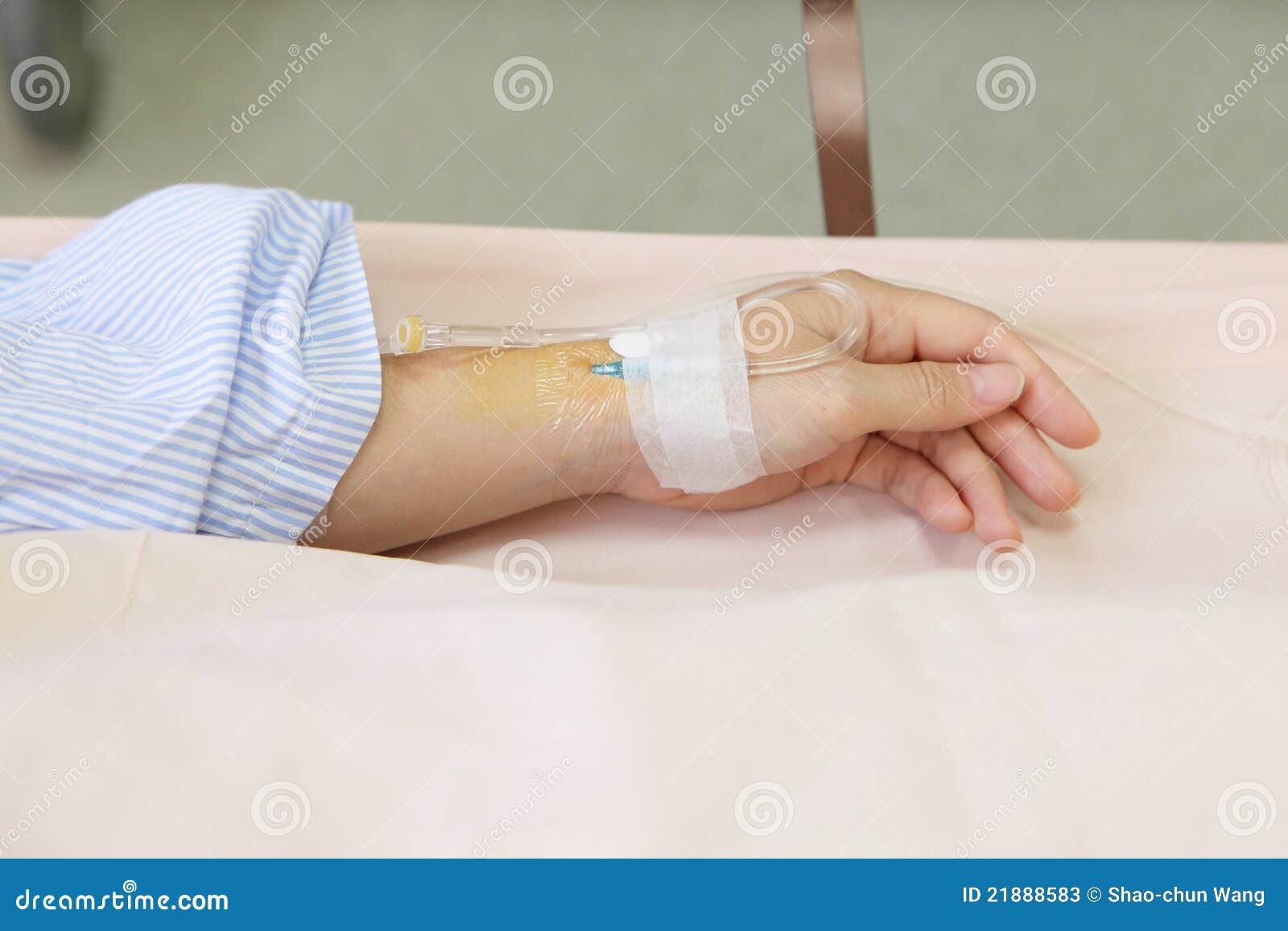 Intravenous Drip Medication In The Hospital Royalty-Free Stock Photo ...