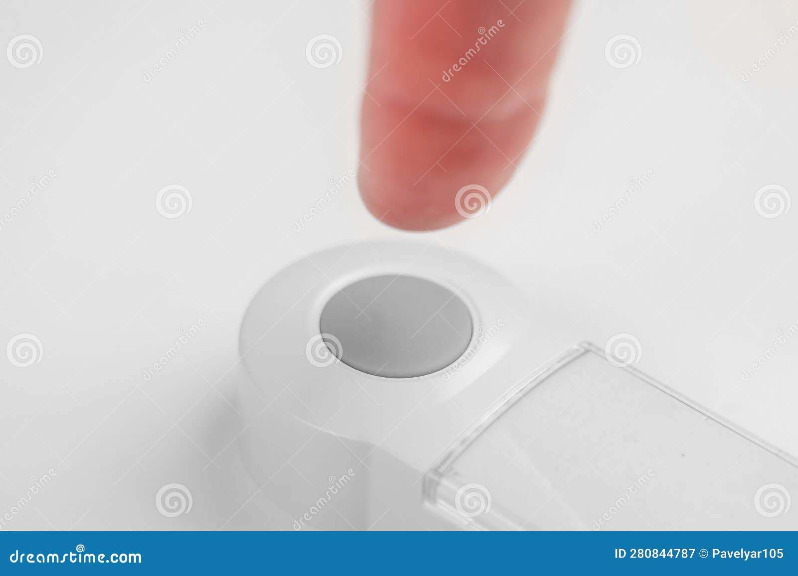 Patient Hand Pressing Emergency Nurse Call Button Stock Image - Image ...