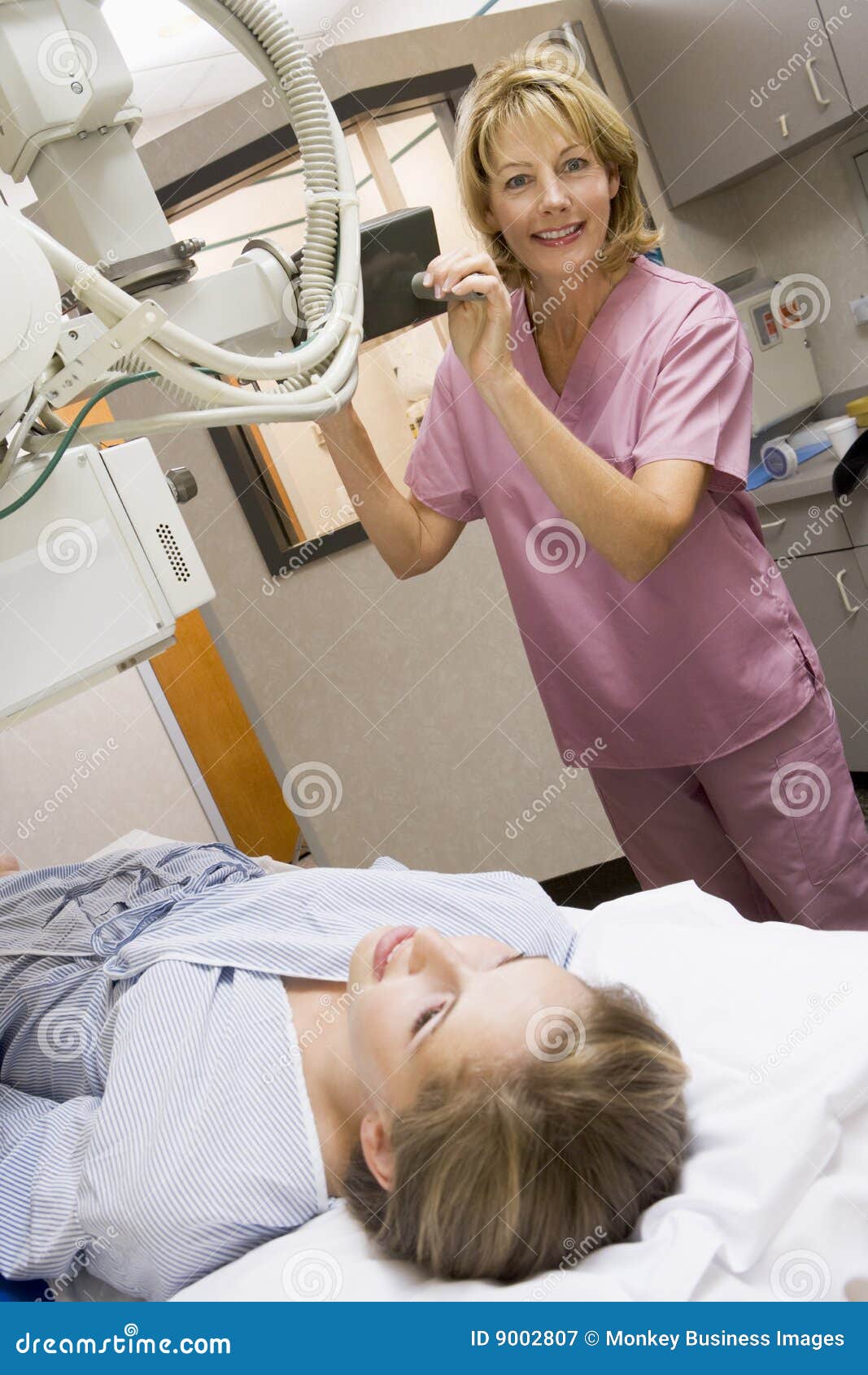 Patient Having an X-Ray stock image. Image of back, fifties - 9002807