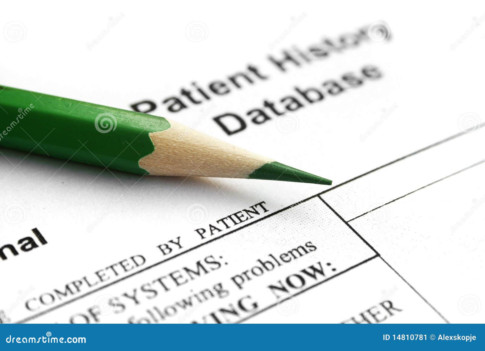 Patient history stock image. Image of letters, charts - 14810781