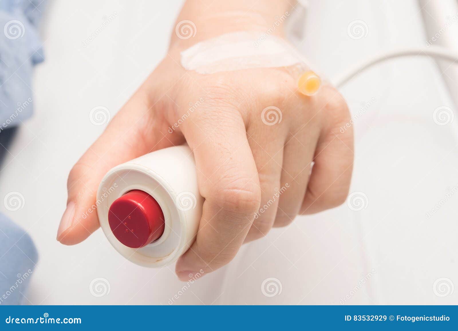 Patient Hold Emergency Button Stock Image - Image of healthy, care ...