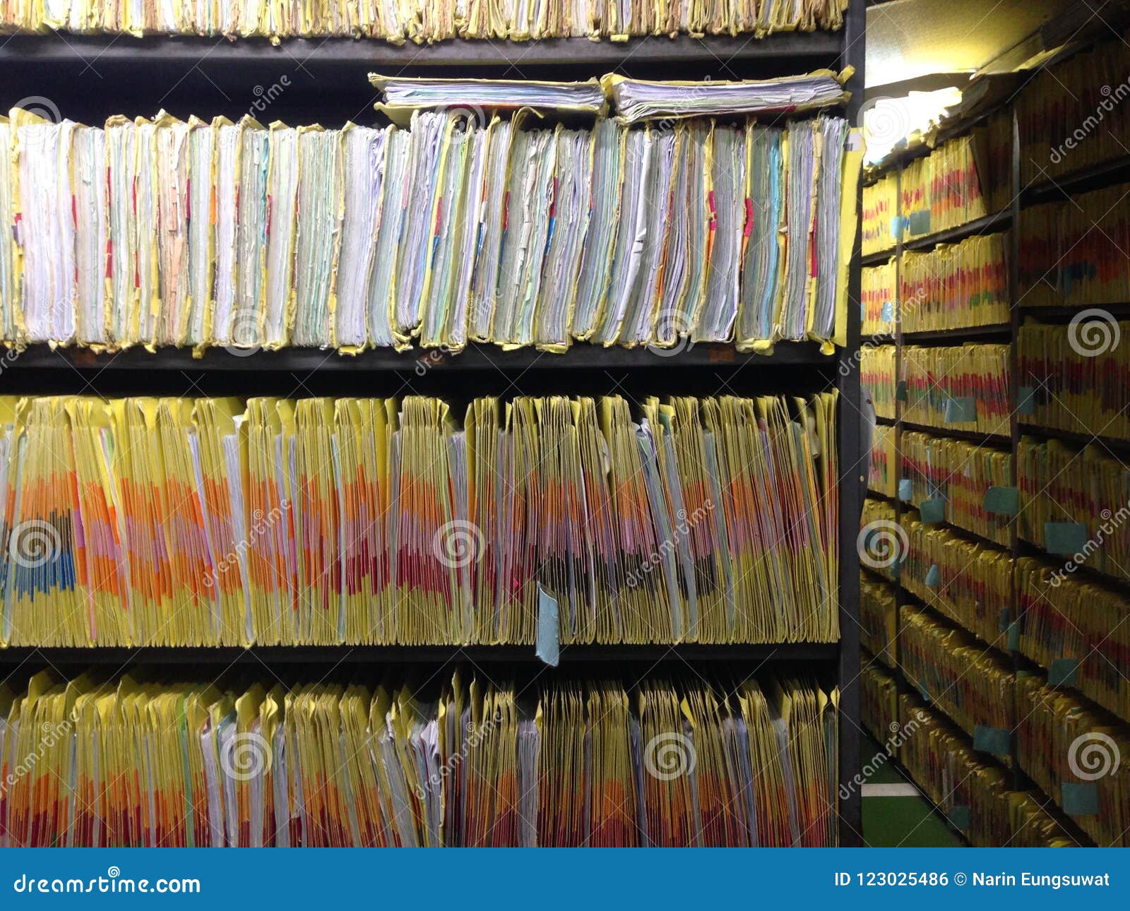 Patient Information file stock photo. Image of closet - 123025486