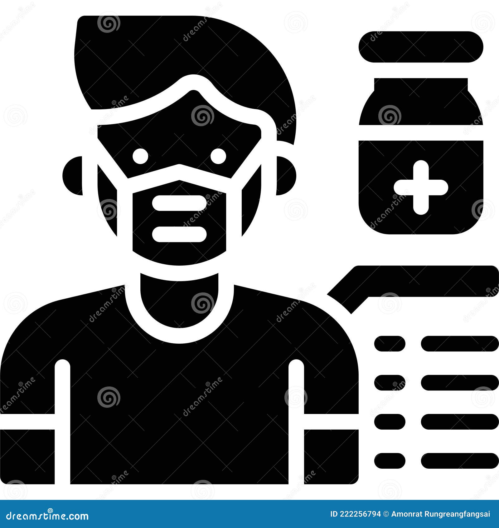 Patient Information Icon, Vaccine Development Related Vector Stock ...