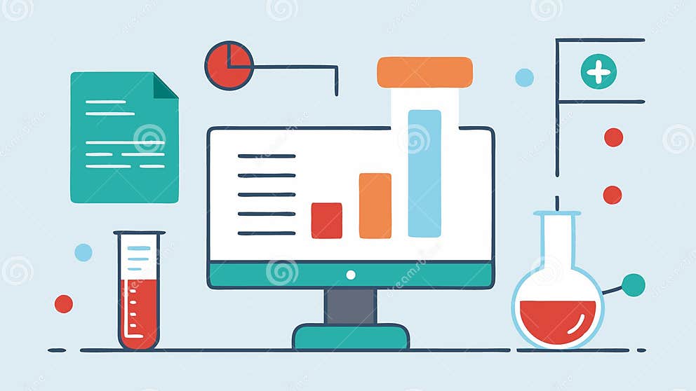 Patient Lab Results a Graphic Representation of a Test Result Report ...
