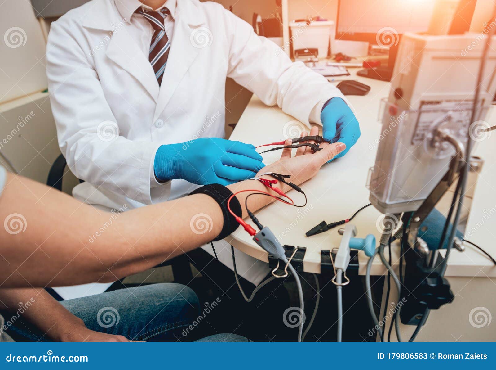 Reception at the Doctor-neuropathologist. Medical Examination in ...