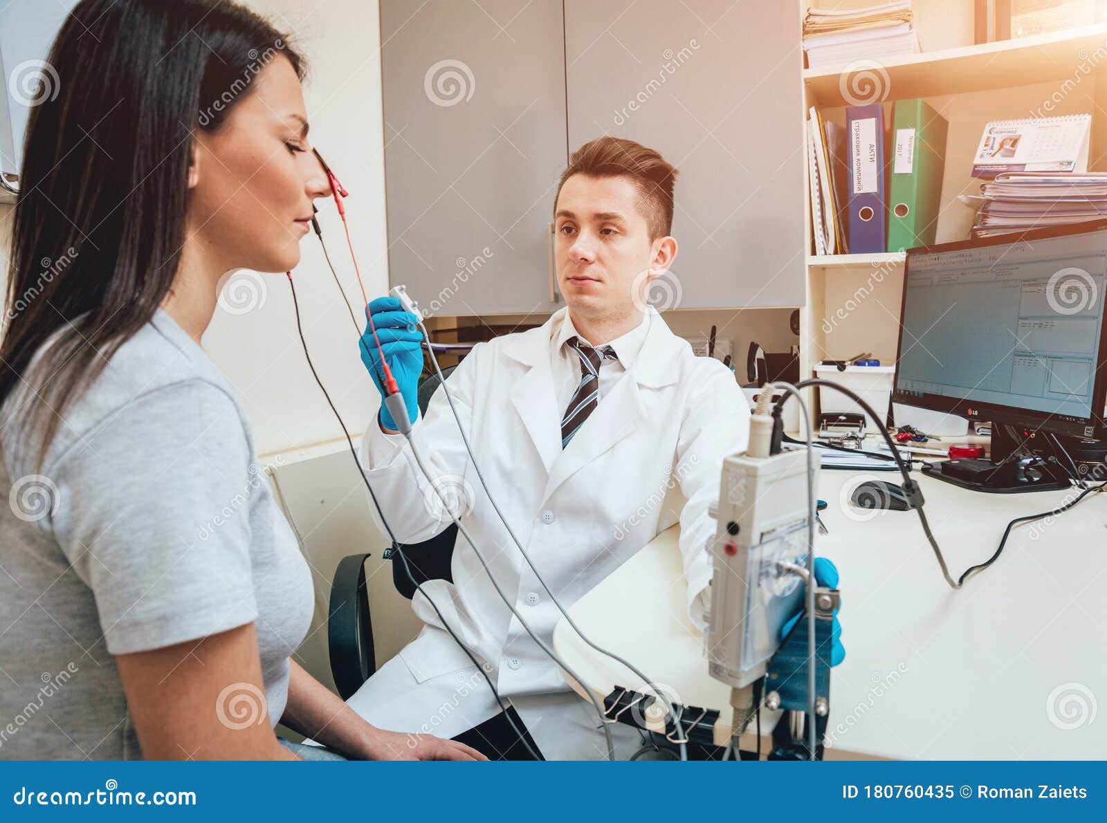 Reception at the Doctor-neuropathologist. Medical Examination in ...