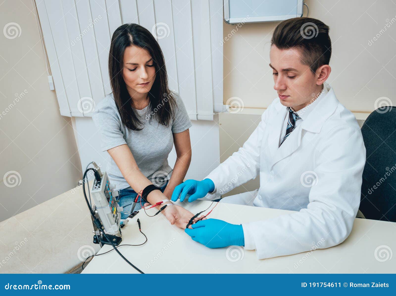 Reception at the Doctor-neuropathologist. Medical Examination in ...