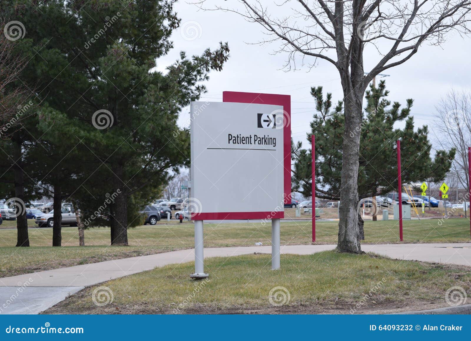 Patient Parking Sign stock photo. Image of sidewalk, patient - 64093232
