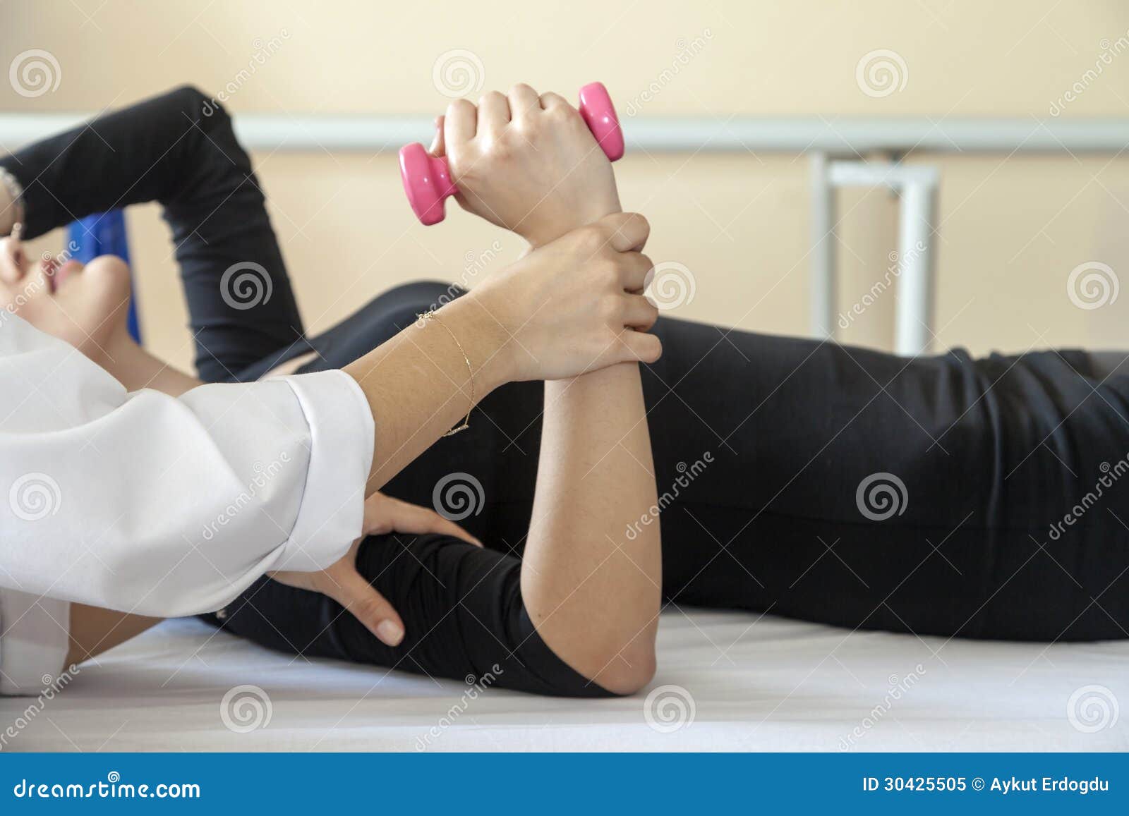 Patient at the Physiotherapy Stock Image - Image of physical ...