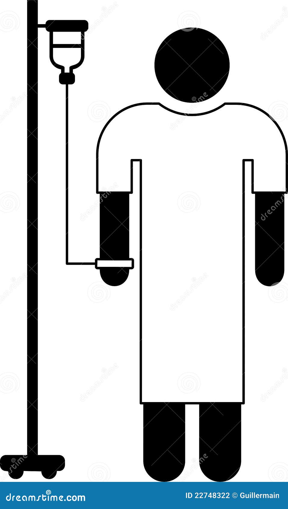 Patient Pictogram Vector Illustration | CartoonDealer.com #22748322