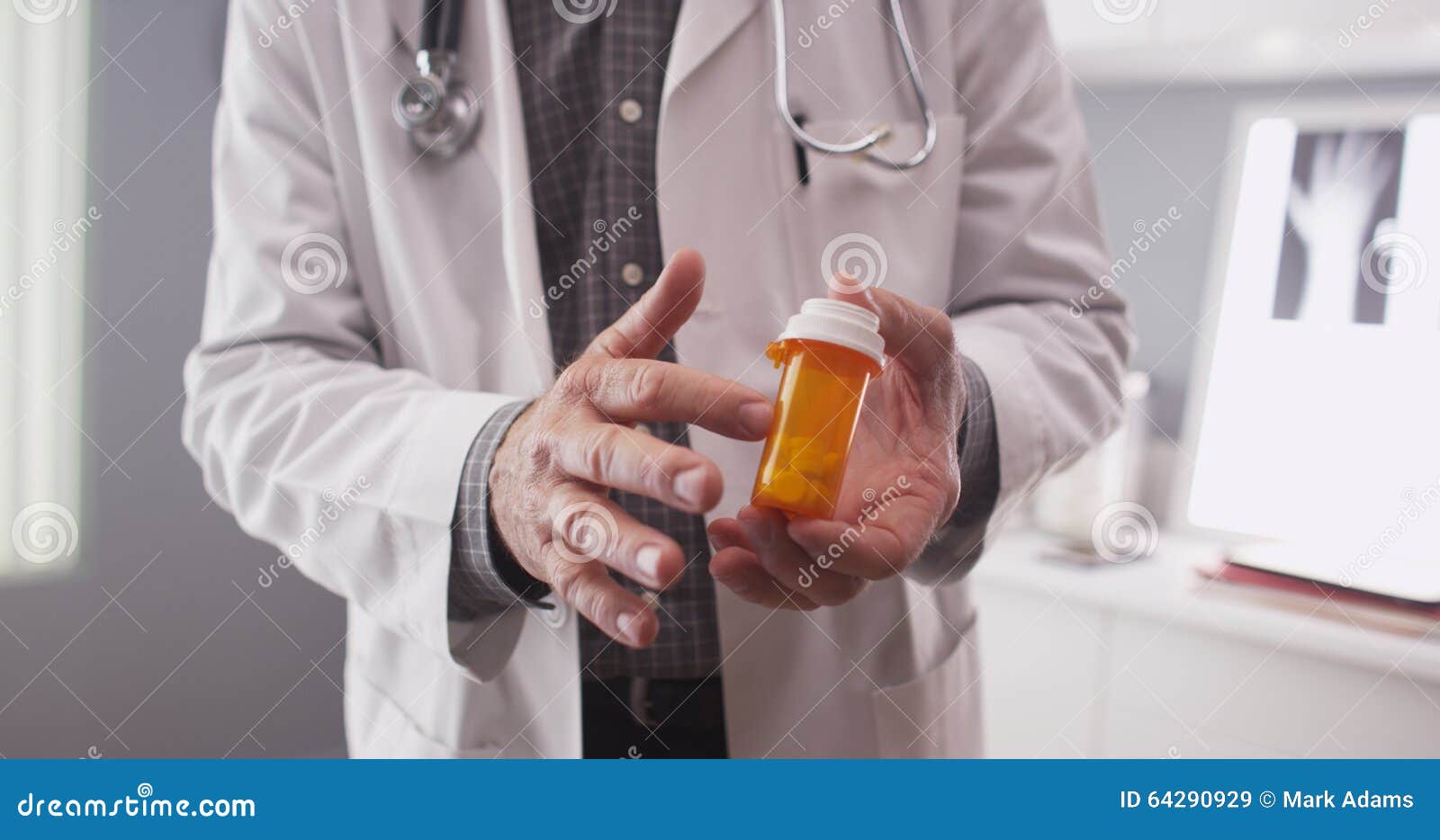 Patient Point of View of Doctor Prescription Medication Stock Image ...