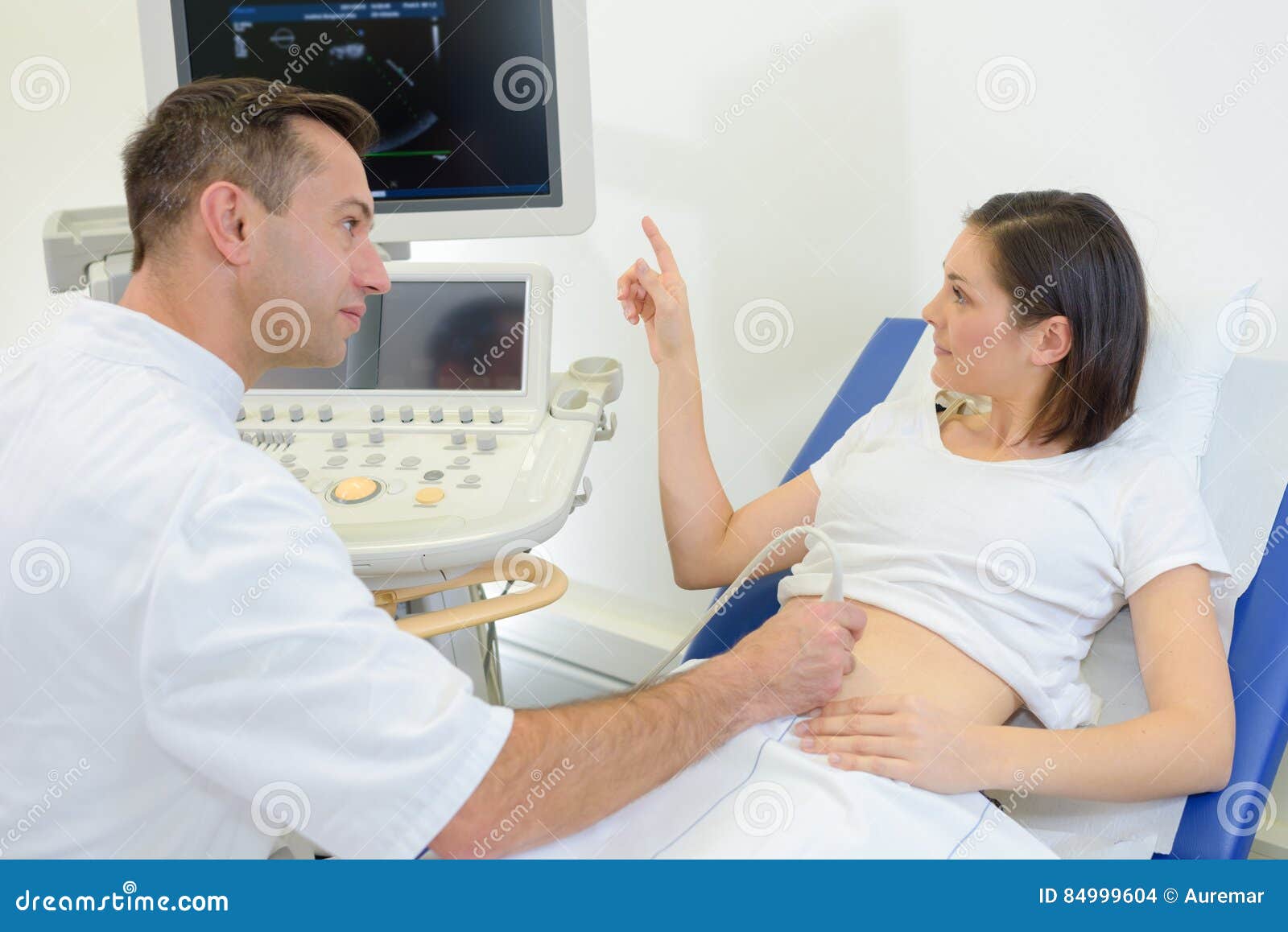 Patient pointing at screen stock photo. Image of health - 84999604