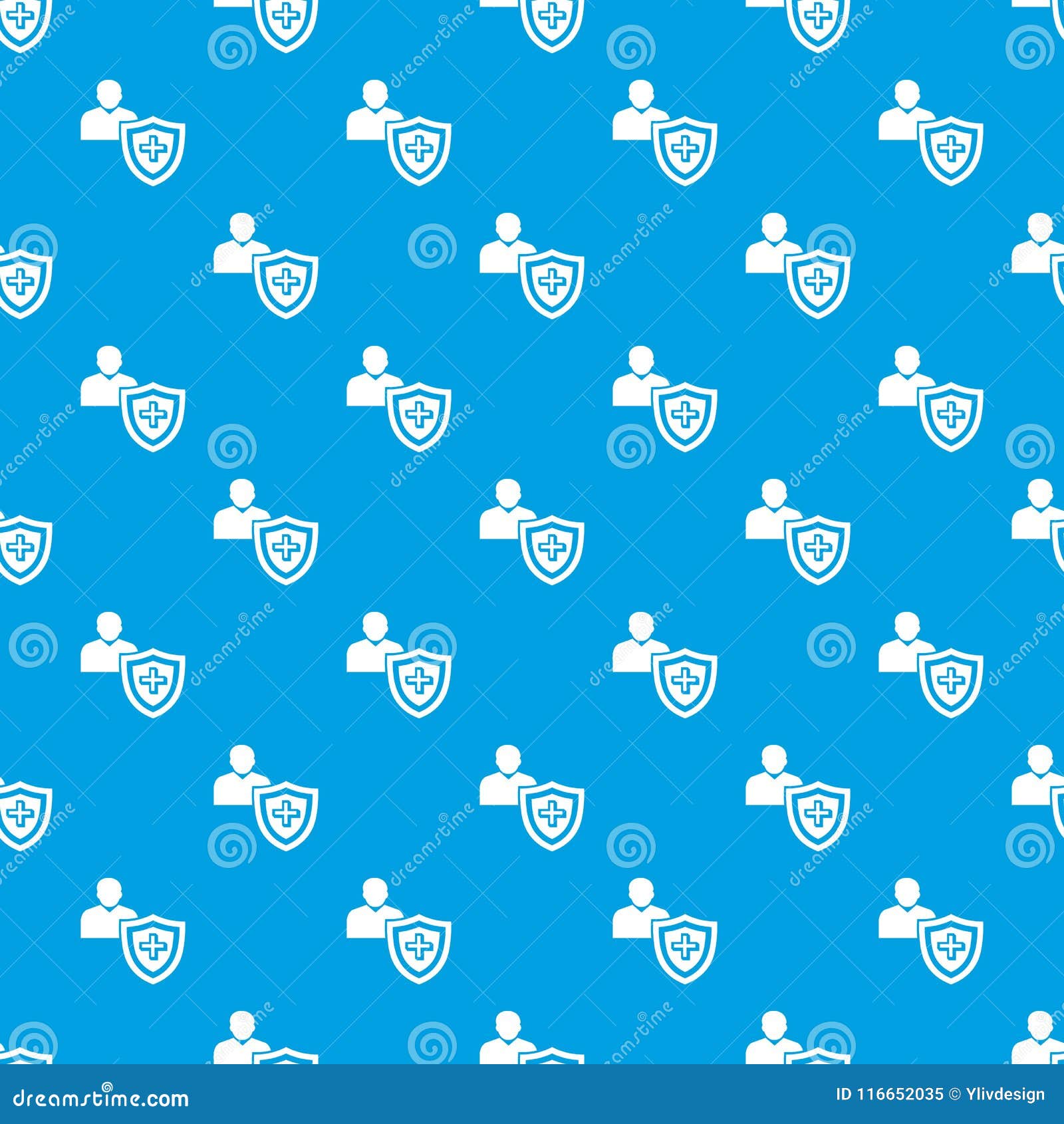 Patient Protection Pattern Vector Seamless Blue Stock Vector ...