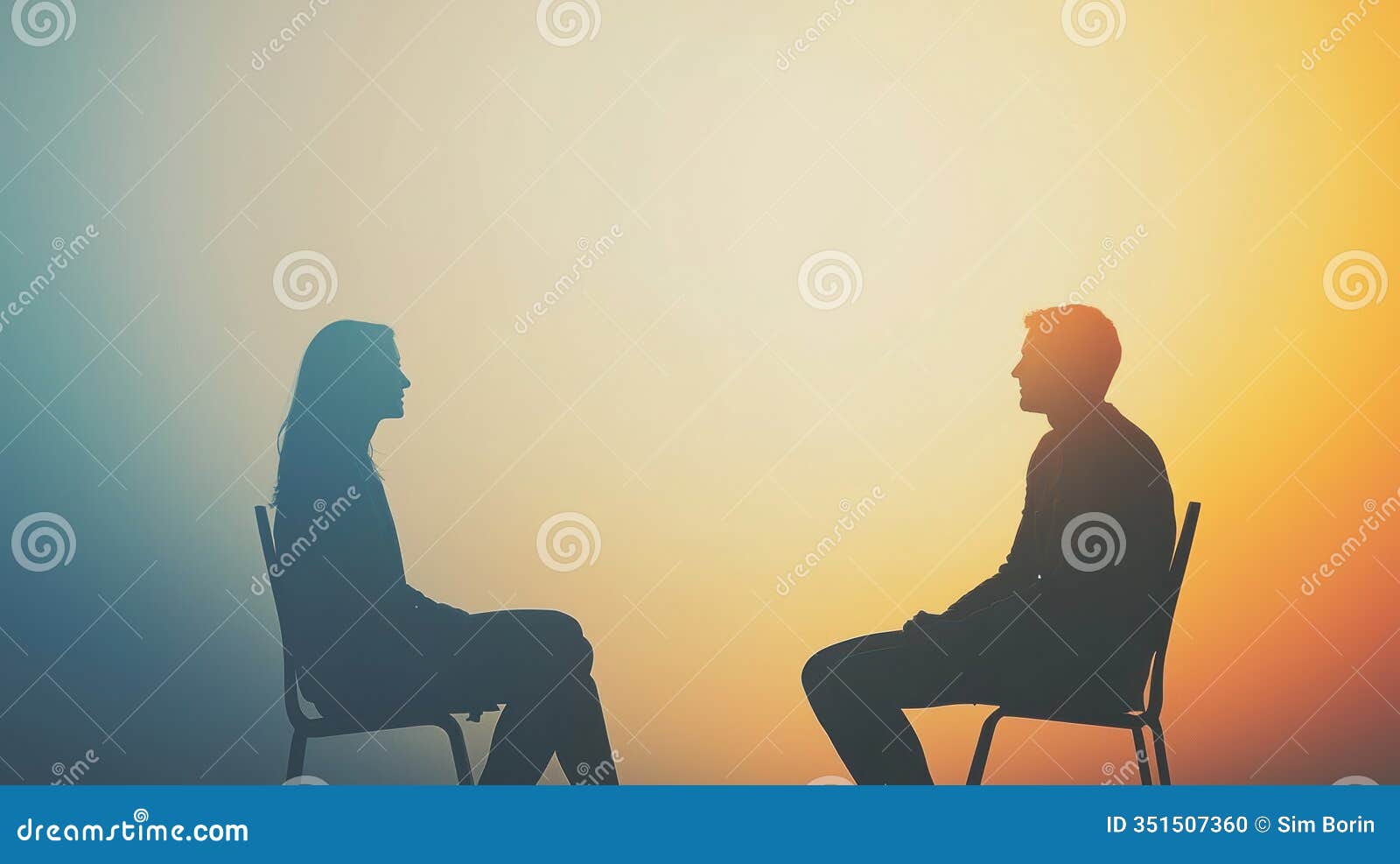 A Patient and Psychologist Engaged in a Meaningful Conversation Stock ...