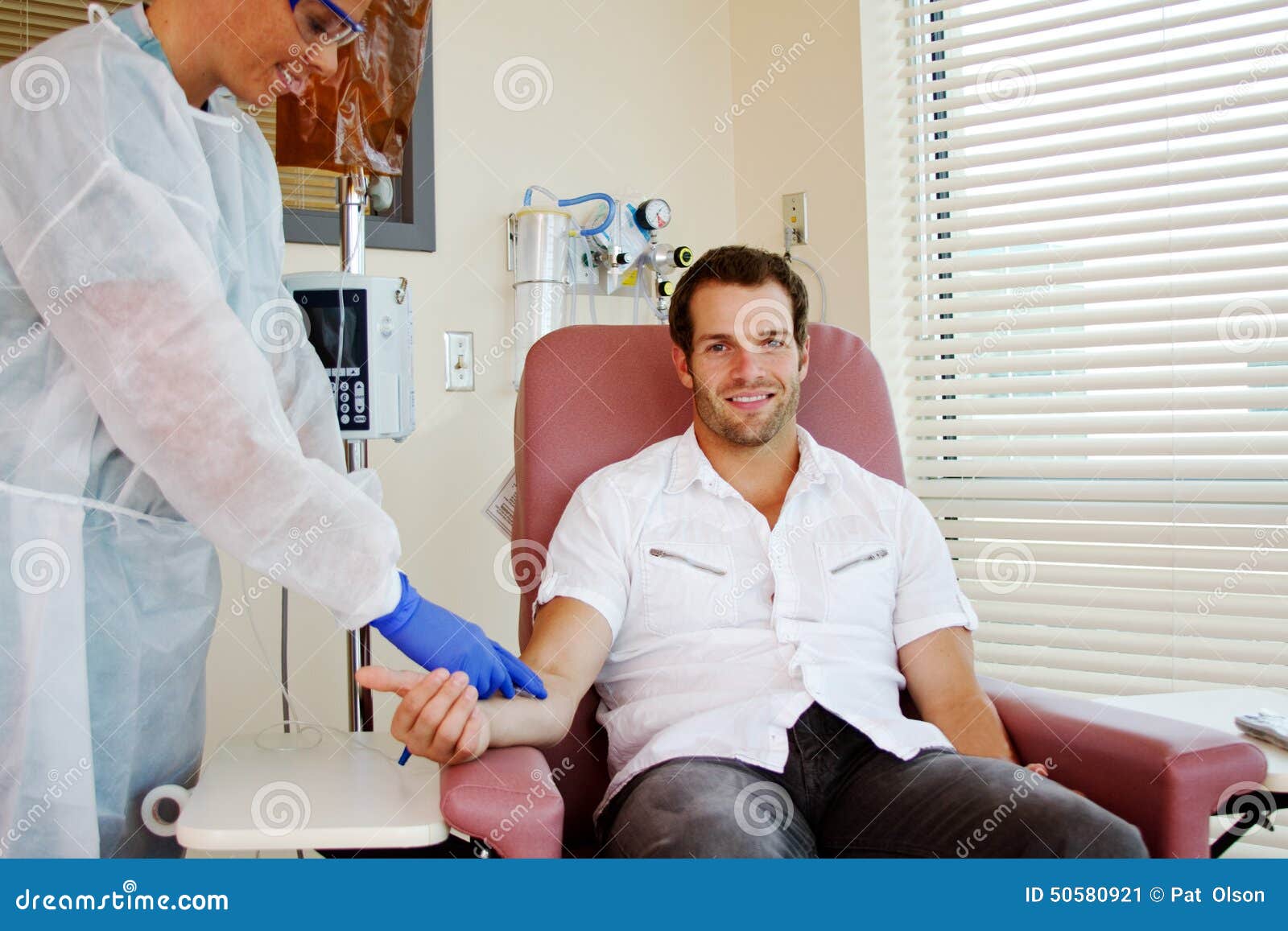 Patient Receiving Chemotherapy Stock Image - Image of health ...