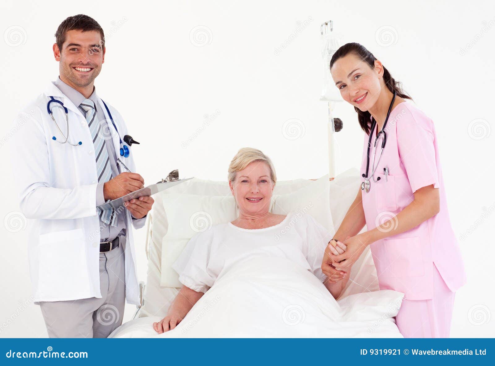 Patient Recovering In A Hospital Stock Image - Image of people ...